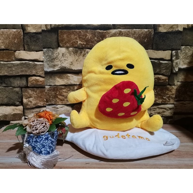 Gudetama Sitting Plush toy (30cm) | Shopee Singapore