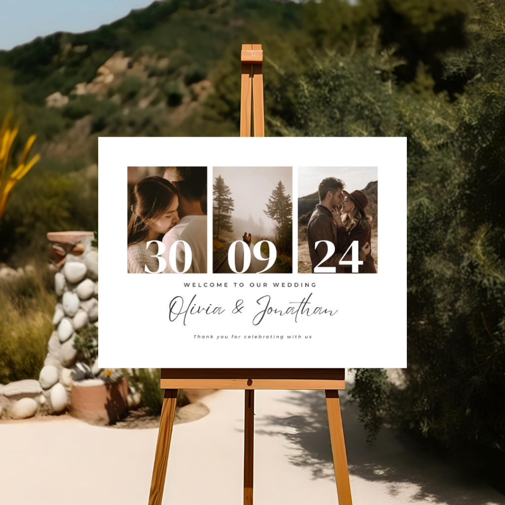 Wedding Welcome Sign, Wedding Signage, Sintra Board with Free Layout ...