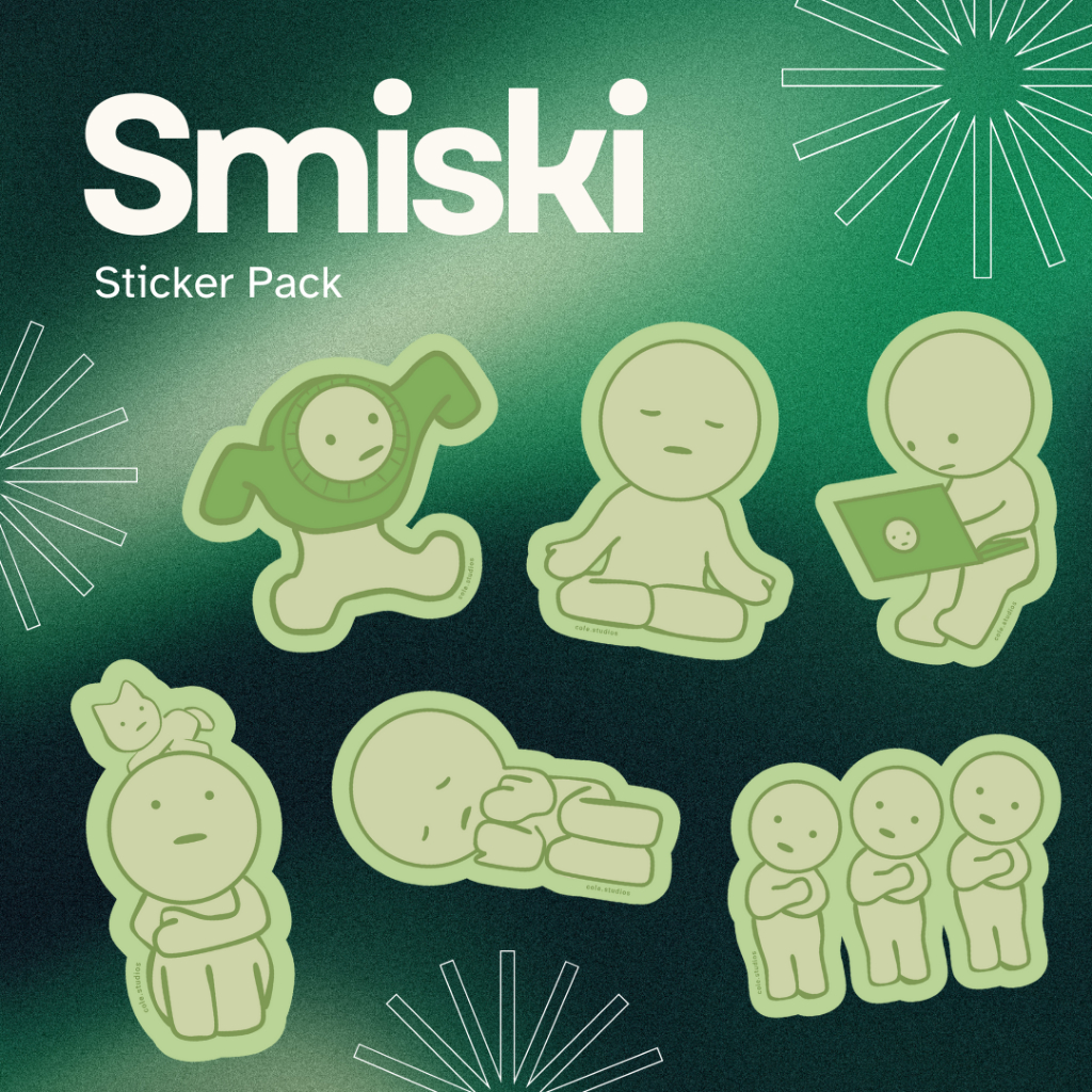 Smiski Matte Sticker Collection | Shopee Singapore