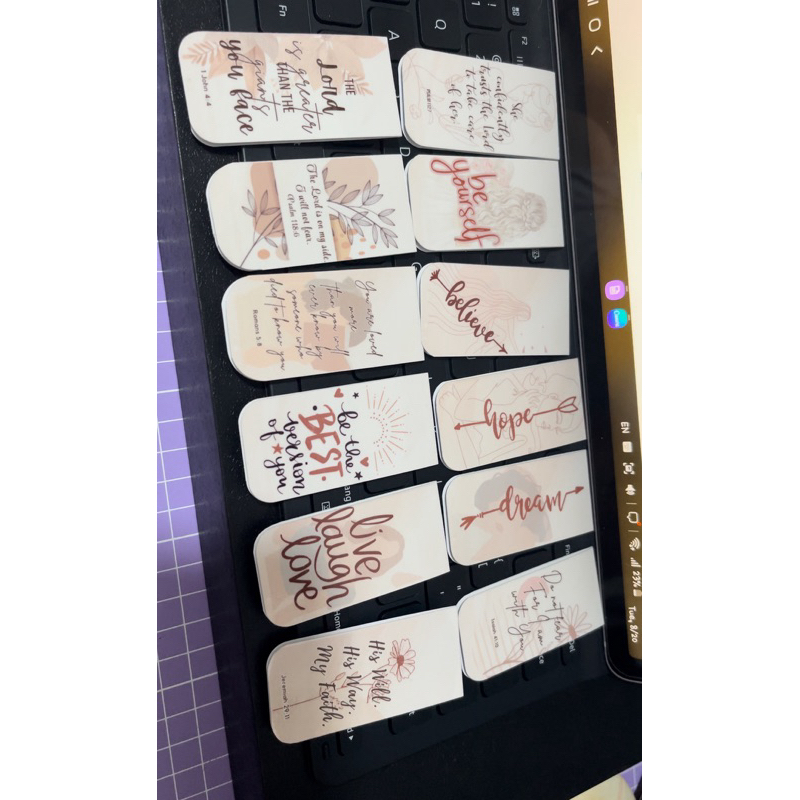 Magnetic Bookmarks (Inspirational Message) | Shopee Singapore