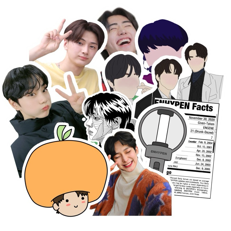 ENHYPEN KPOP Sticker Pack (30pcs) | Shopee Singapore