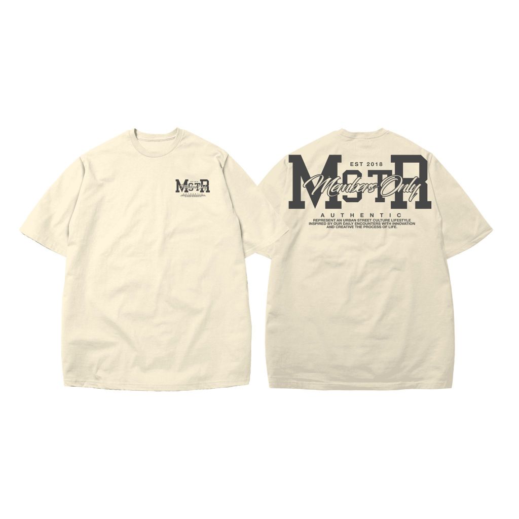 MSTR CO. - ECRU COLLECTION Men T-Shirt (Cacha) | Shopee Singapore