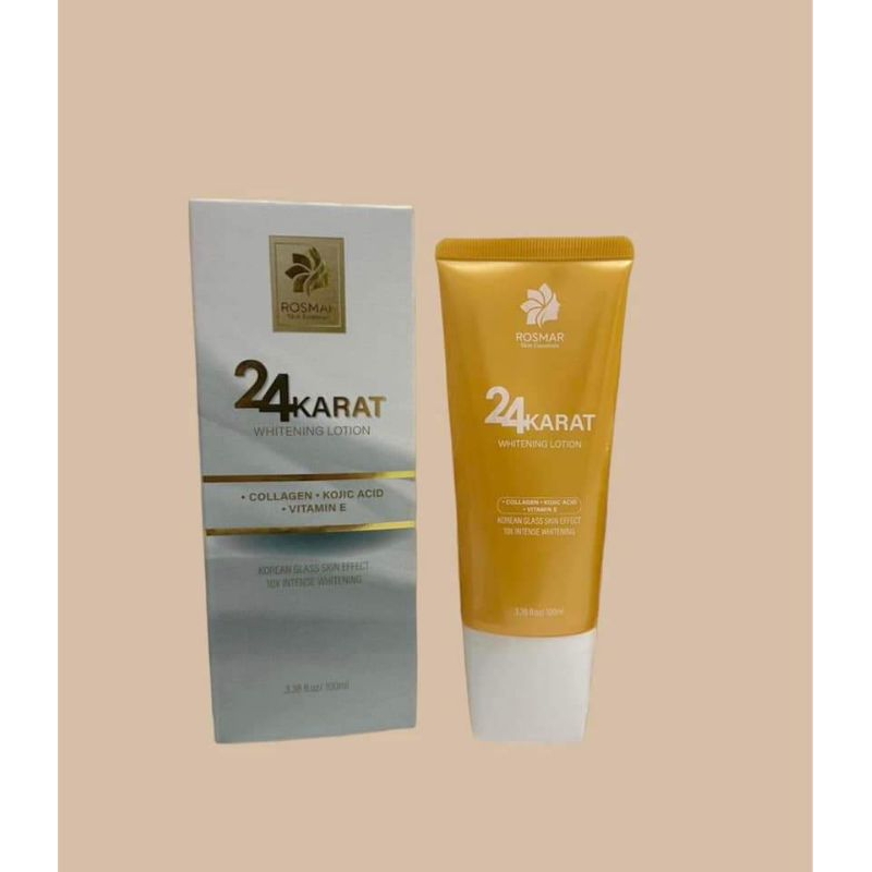 24KARAT WHITENING LOTION 100ML BY ROSMAR SKIN ESSENTIALS | Shopee Singapore