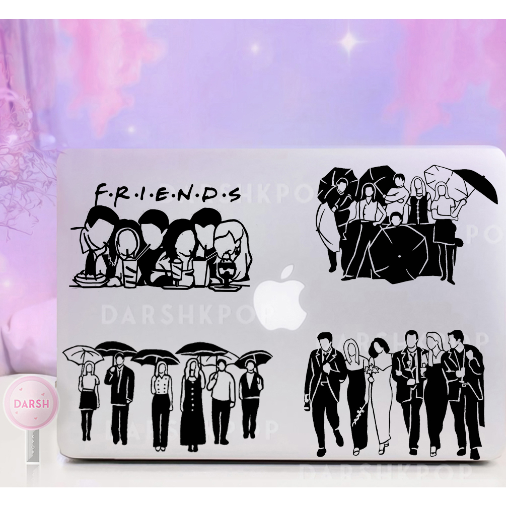FRIENDS Tv Show Waterproof Decals Vinyl Sticker for Laptop Car Tumbler ...