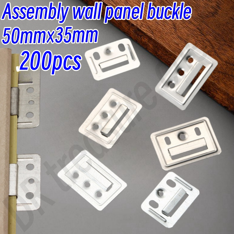 200pcs Wall Cladding Clip/Wpc Wall Fluted Panel Clip/fluted panel clip ...