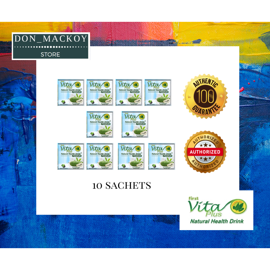 First Vita Plus Natural Health Drink Premium Guyabano Trial Pack 10 sachets | Shopee Singapore