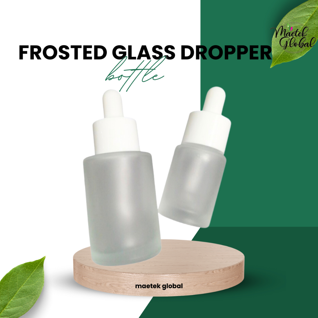 Frosted Glass Dropper Bottle (15mL, 30mL) | Shopee Singapore