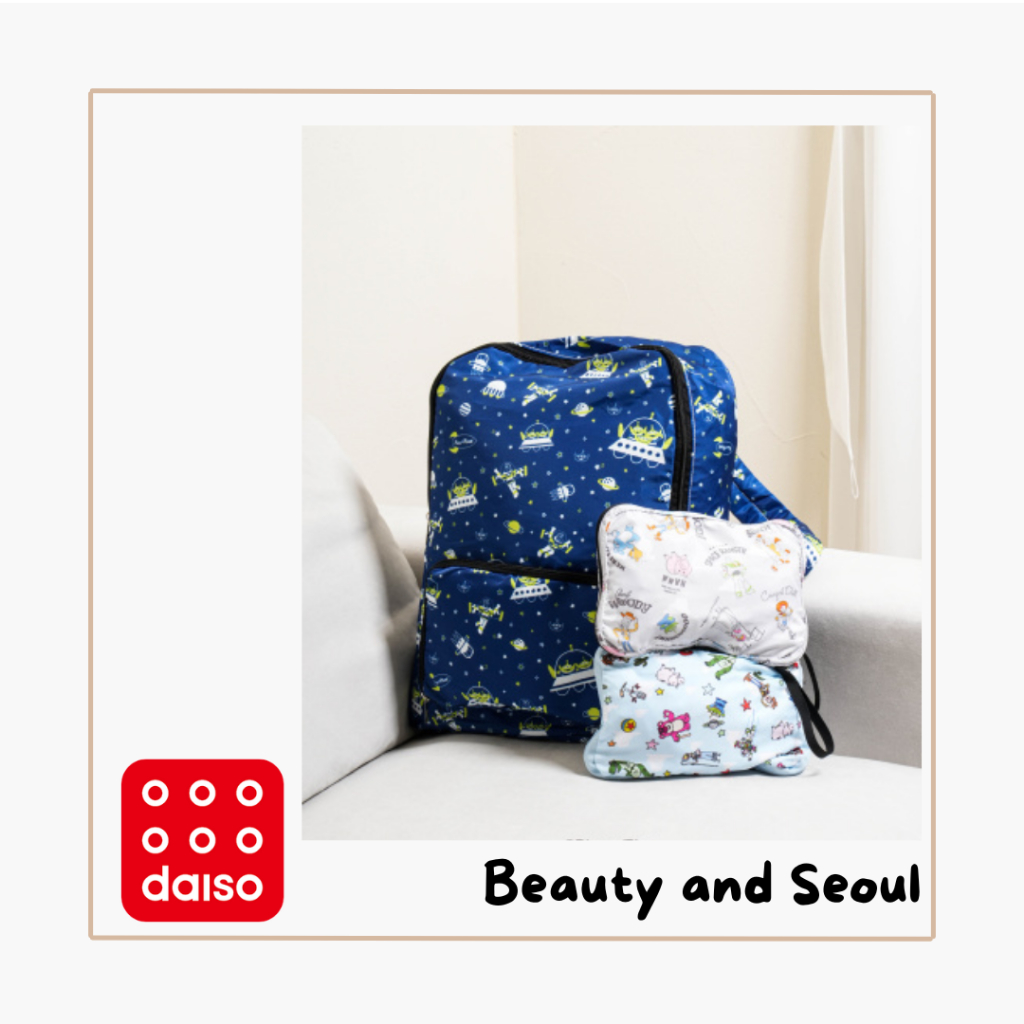 [DAISO KOREA] Toy Story Travel Foldable Backpack | Shopee Singapore
