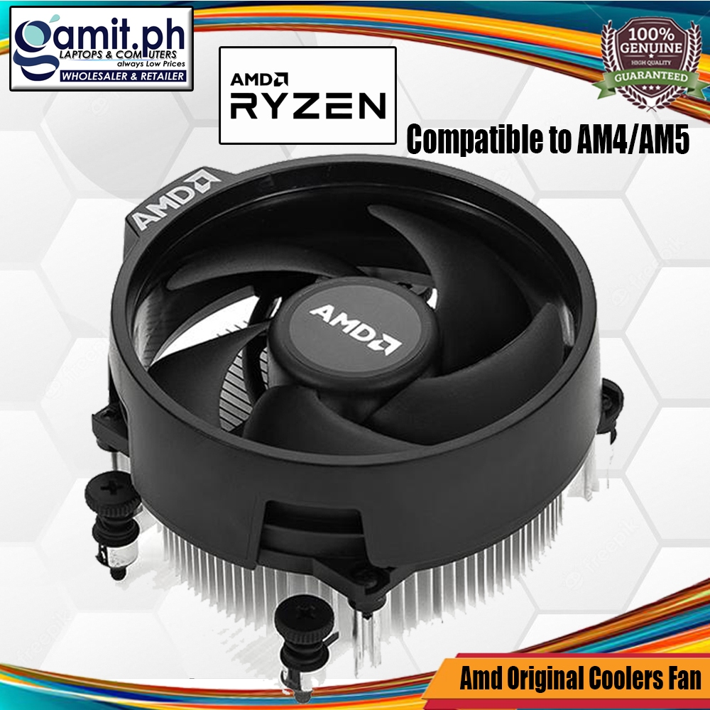 AMD Ryzen Big Cooling Fan for Am4 Am5 w/ Box cpu heatsink processor ...