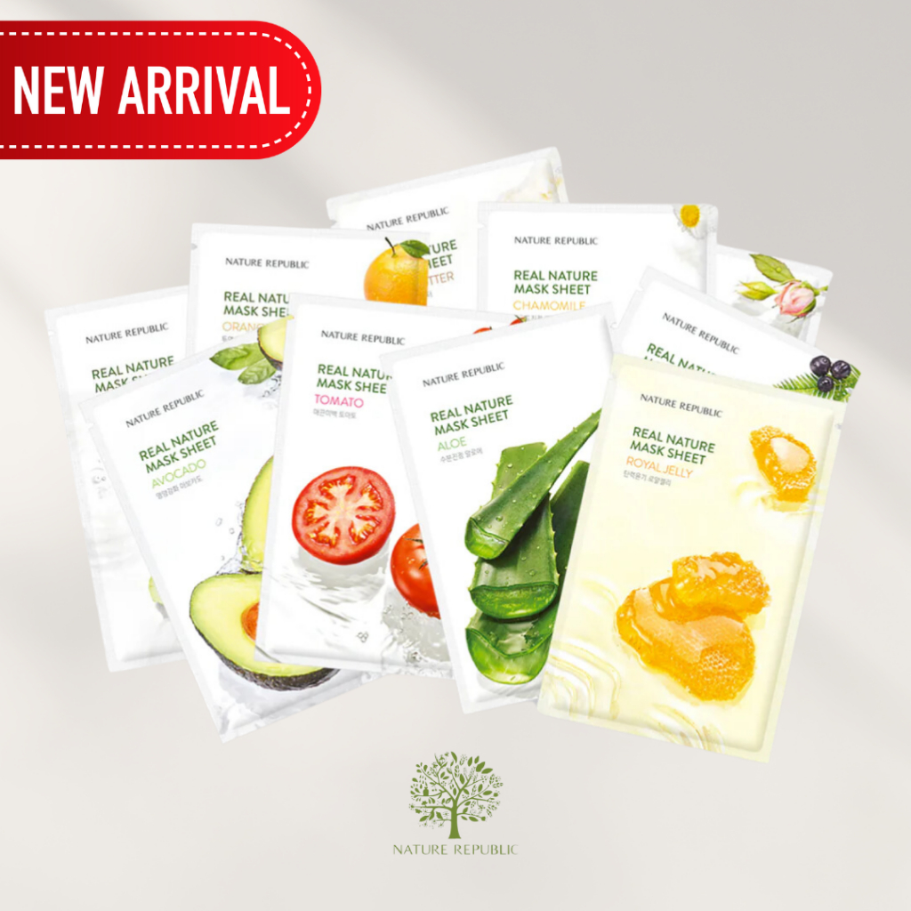 NATURE REPUBLIC Real Nature Mask Sheet | sold per sheet (20g) **with ...