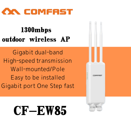 COMFAST CF-EW85 1300M Outdoor Wireless AP High Power Gigabit Dual-Band ...