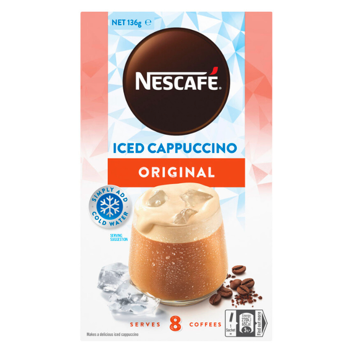 Nescafe Iced Cappuccino Coffee Sachets | 8 pack (Oct 2024) | Shopee ...