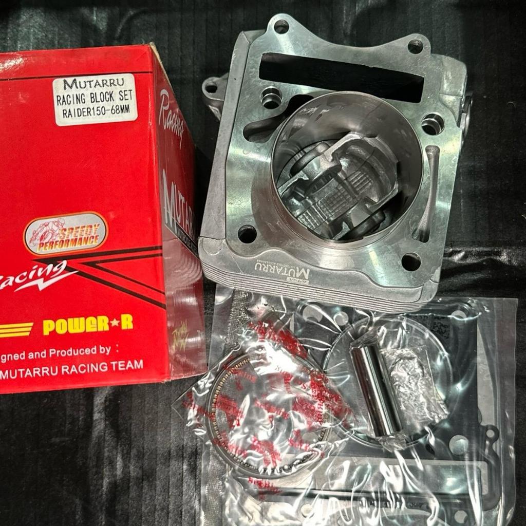 MUTARRU RACING BLOCK SET RAIDER 150 68MM | Shopee Singapore