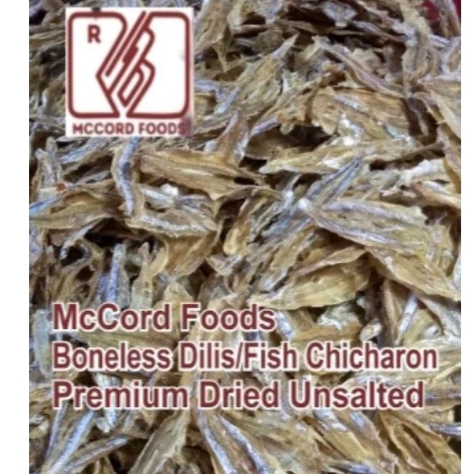 Dilis Boneless/Fish Chicharon 1kg McCord Foods Premium Dried Unsalted ...