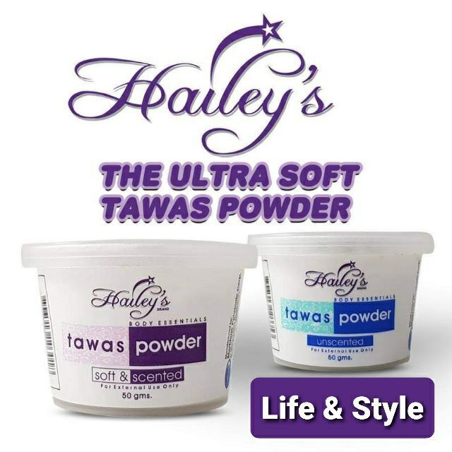 TAWAS POWDER HAILEY'S (UNSCENTED/SOFT AND SCENTED) | Shopee Singapore