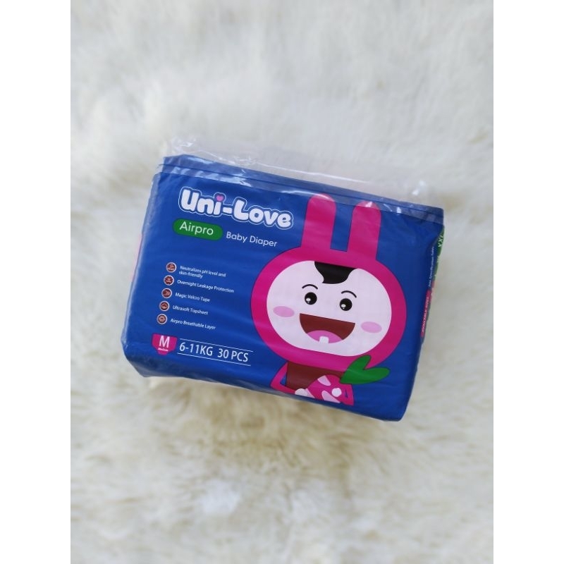 UNILOVE AIRPRO BABY DIAPER 30's ( MEDIUM ) | Shopee Singapore