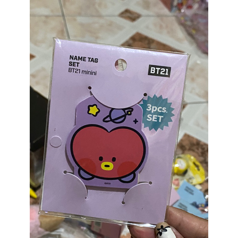 BT21 minini Name Tag set from KOREA | Shopee Singapore