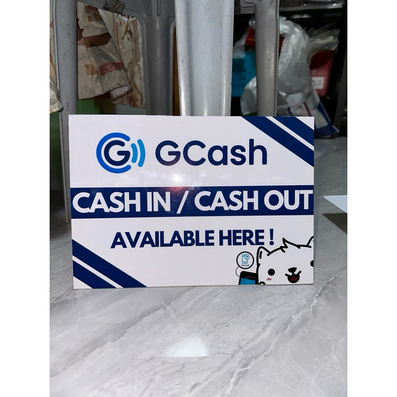 Gcash Store Signage A4 size by JMPapercrafts (Sintra board) | Shopee ...