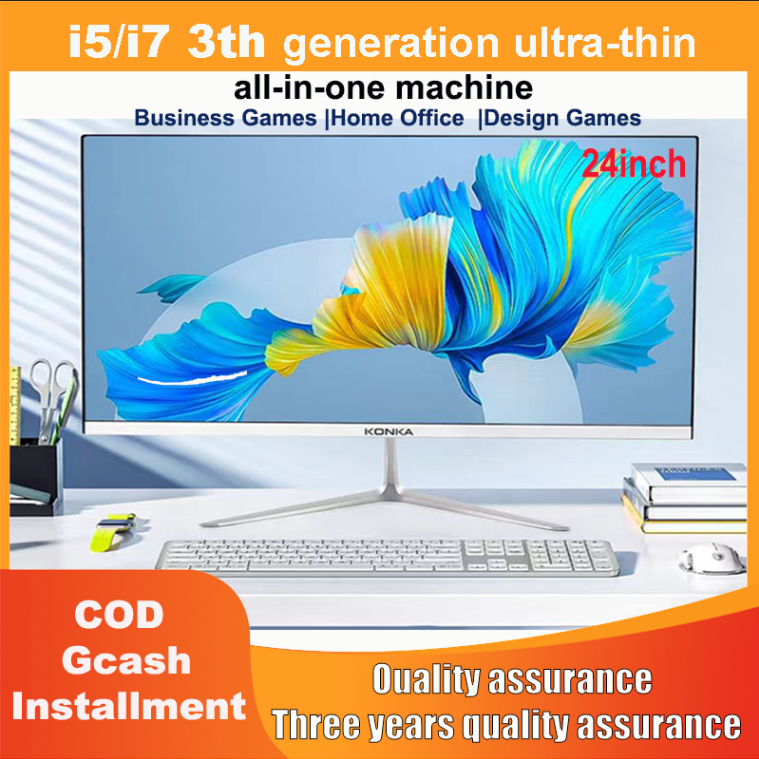ALL IN ONE DESKTOP PC Gaming Desktop Computer Set 24inch Display With ...