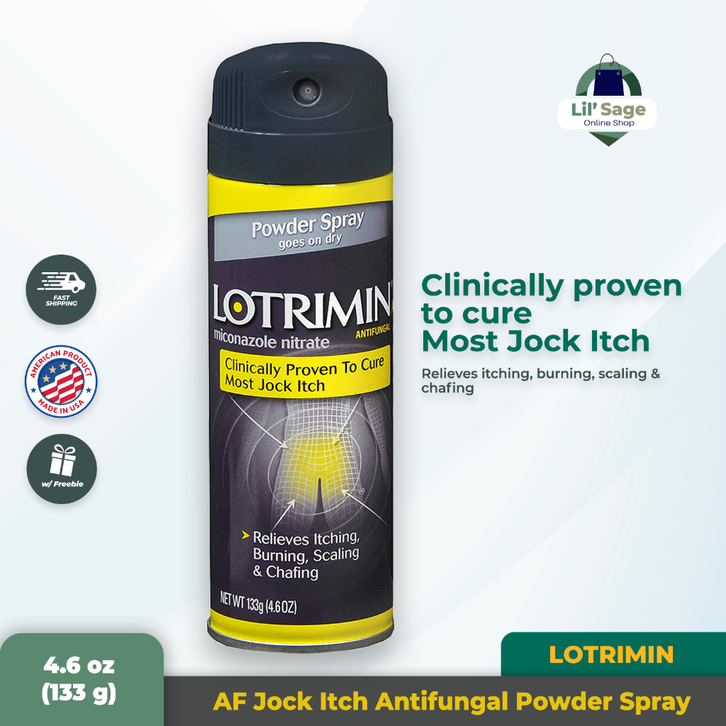 Lotrimin Jock Itch Powder Spray 4.6 oz | Shopee Singapore