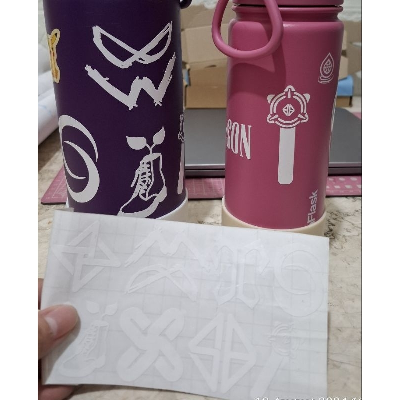 1set sb19 waterproof sticker logo, elesbi a'tin sb19 ken josh stell ...