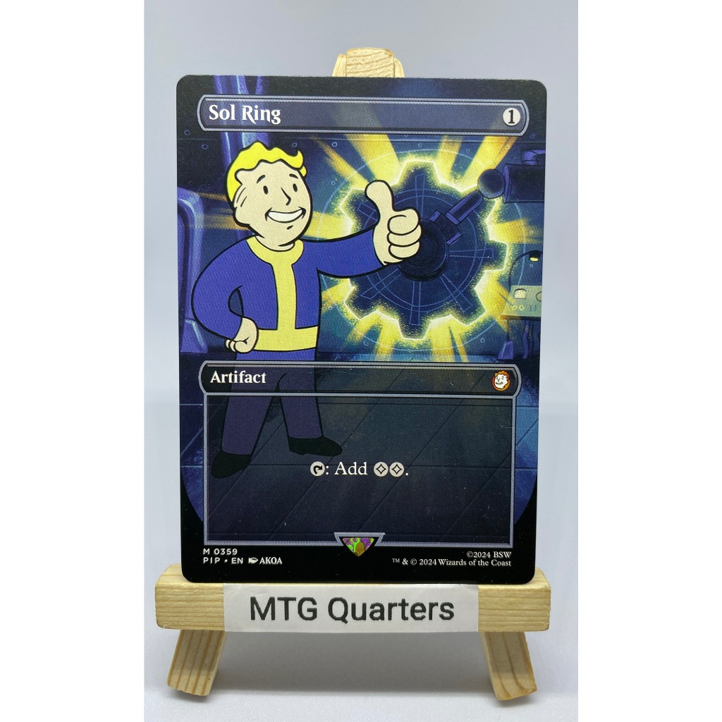 MTG Proxy Card - Sol Ring 359 (Borderless) | Fallout (PIP) | Shopee ...