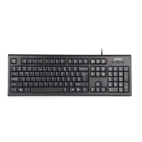 A4Tech KR85 USB Business Office Keyboard Desktop Universal Mute ...