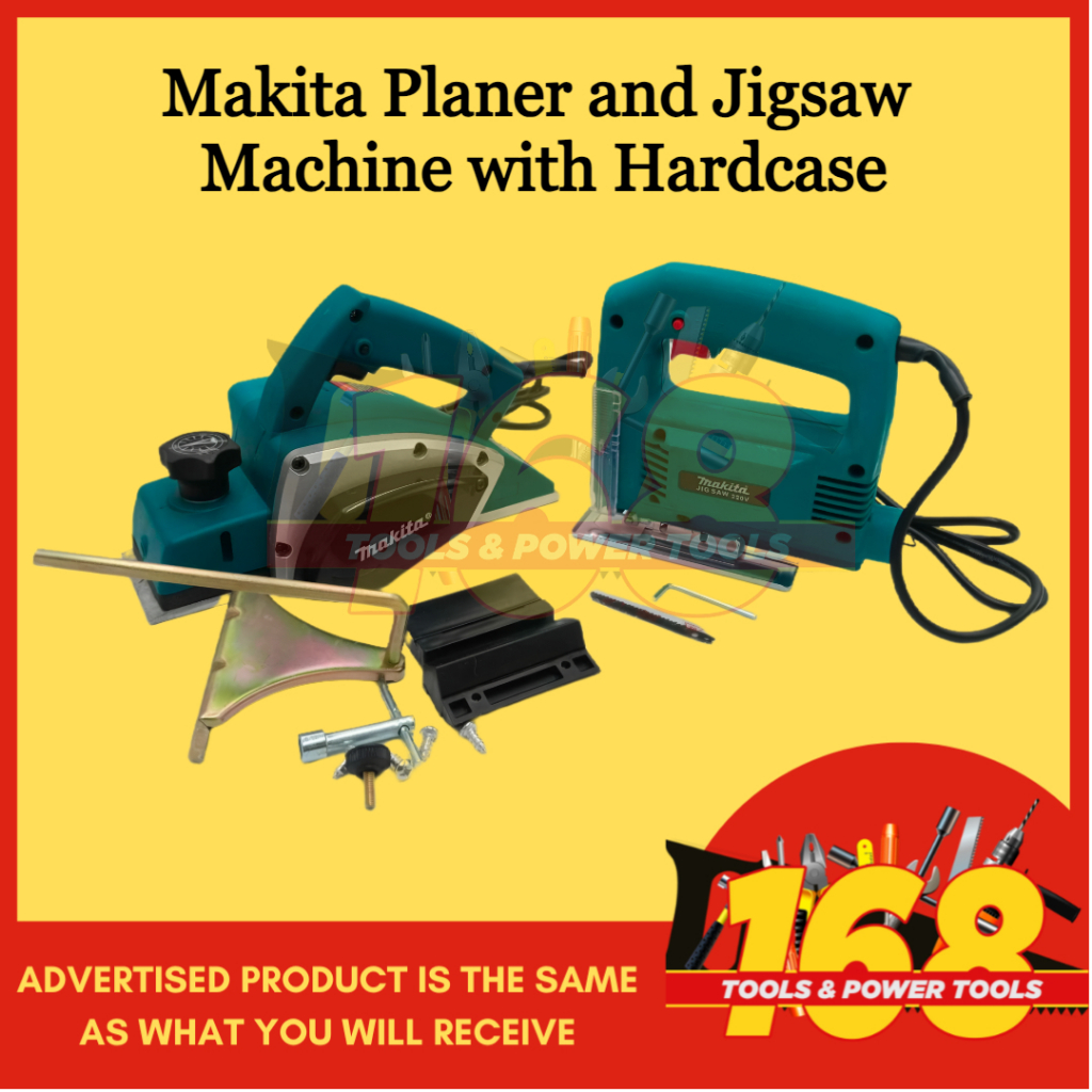 MAKITA PLANER AND JIGSAW MACHINE WITH HARDCASE | Shopee Singapore