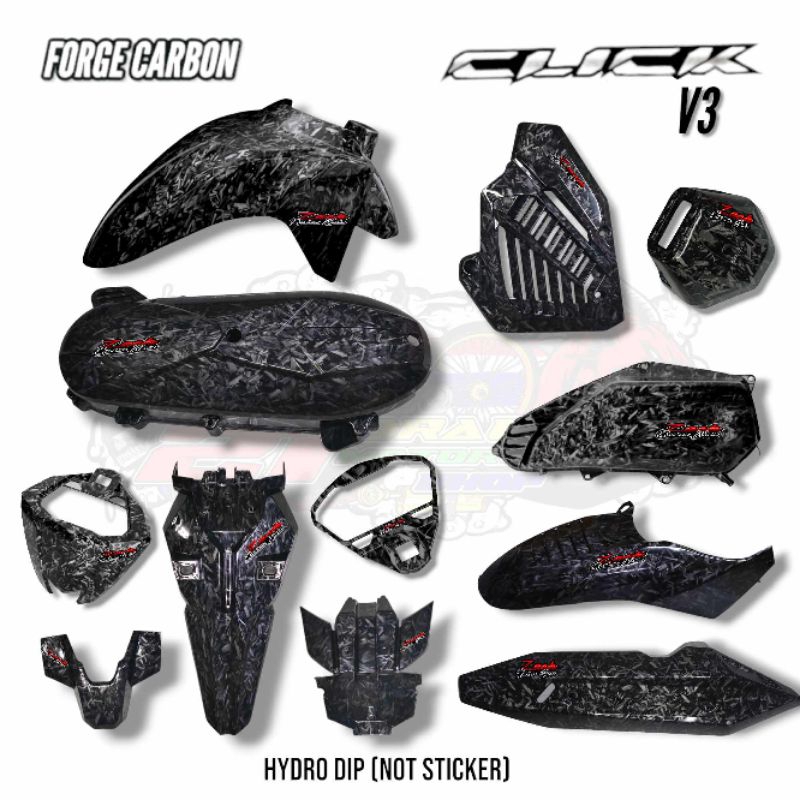 forge carbon tire hugger honda click v3 | Shopee Singapore