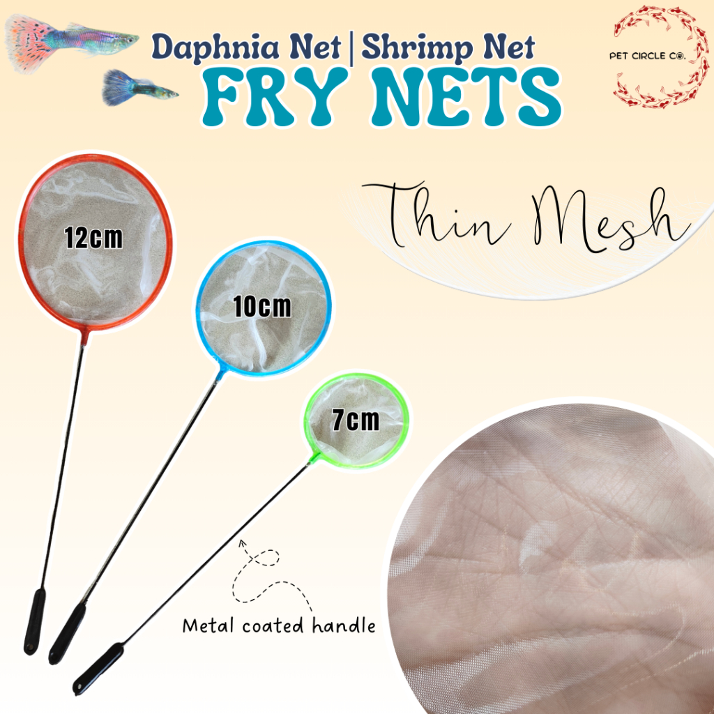 [Thin Mesh] Fishnet Fry net Aquarium BBS Daphnia Dapna 3, 4 & 5 inch ...