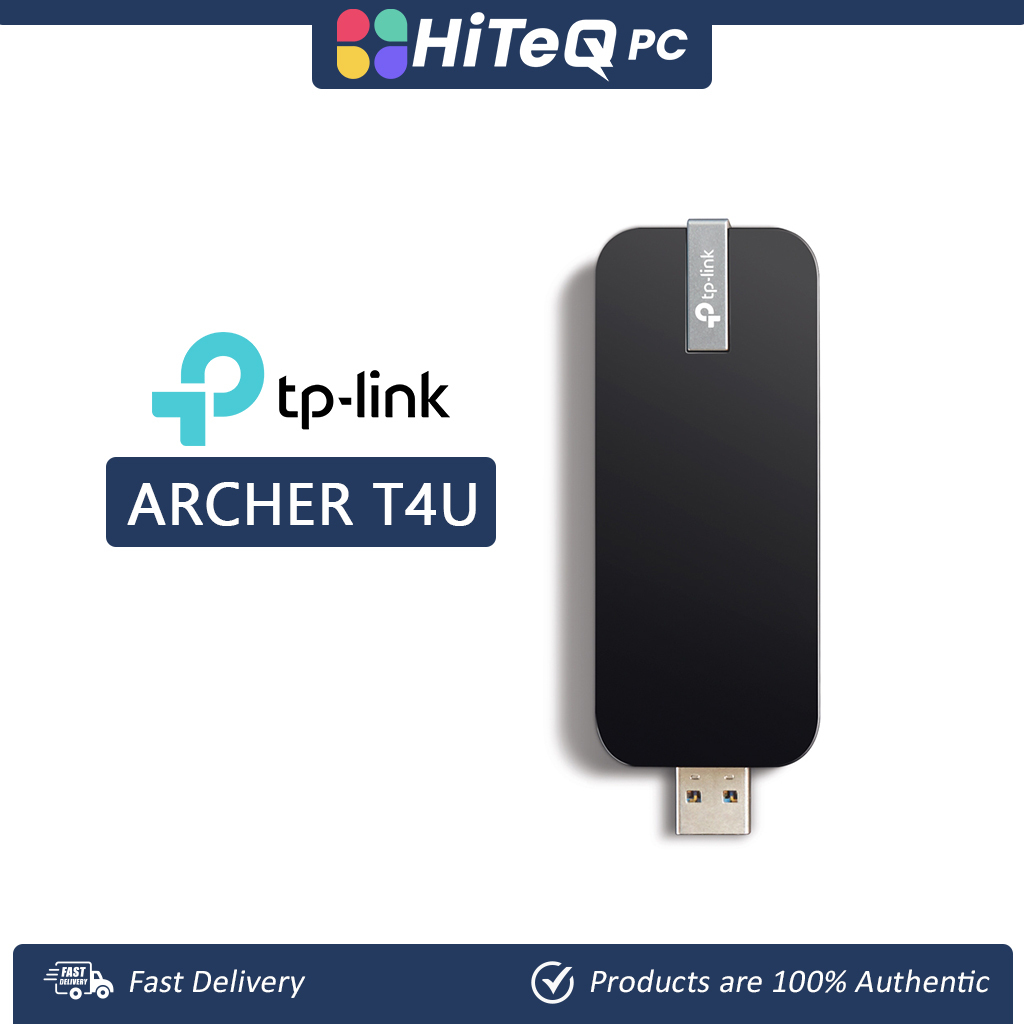 HiteqPC | TP-Link Archer T4U AC1300 High Gain Wi-Fi MU-MIMO USB Adapter ...