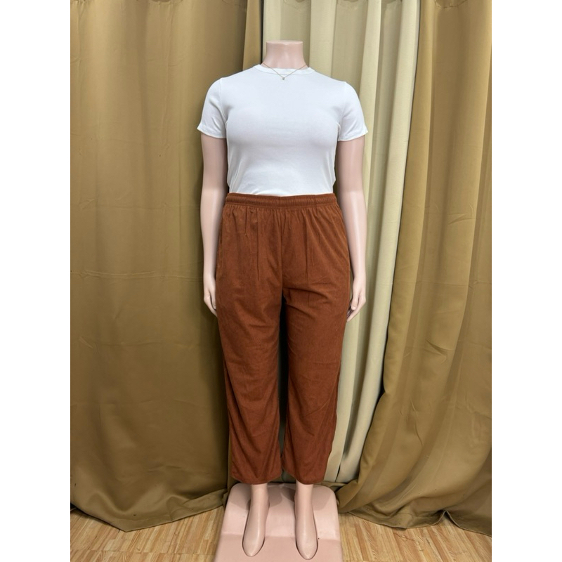 Plus Size Culduroy Baggy Pants BAMBI ( Wear Me Ph ) | Shopee Singapore