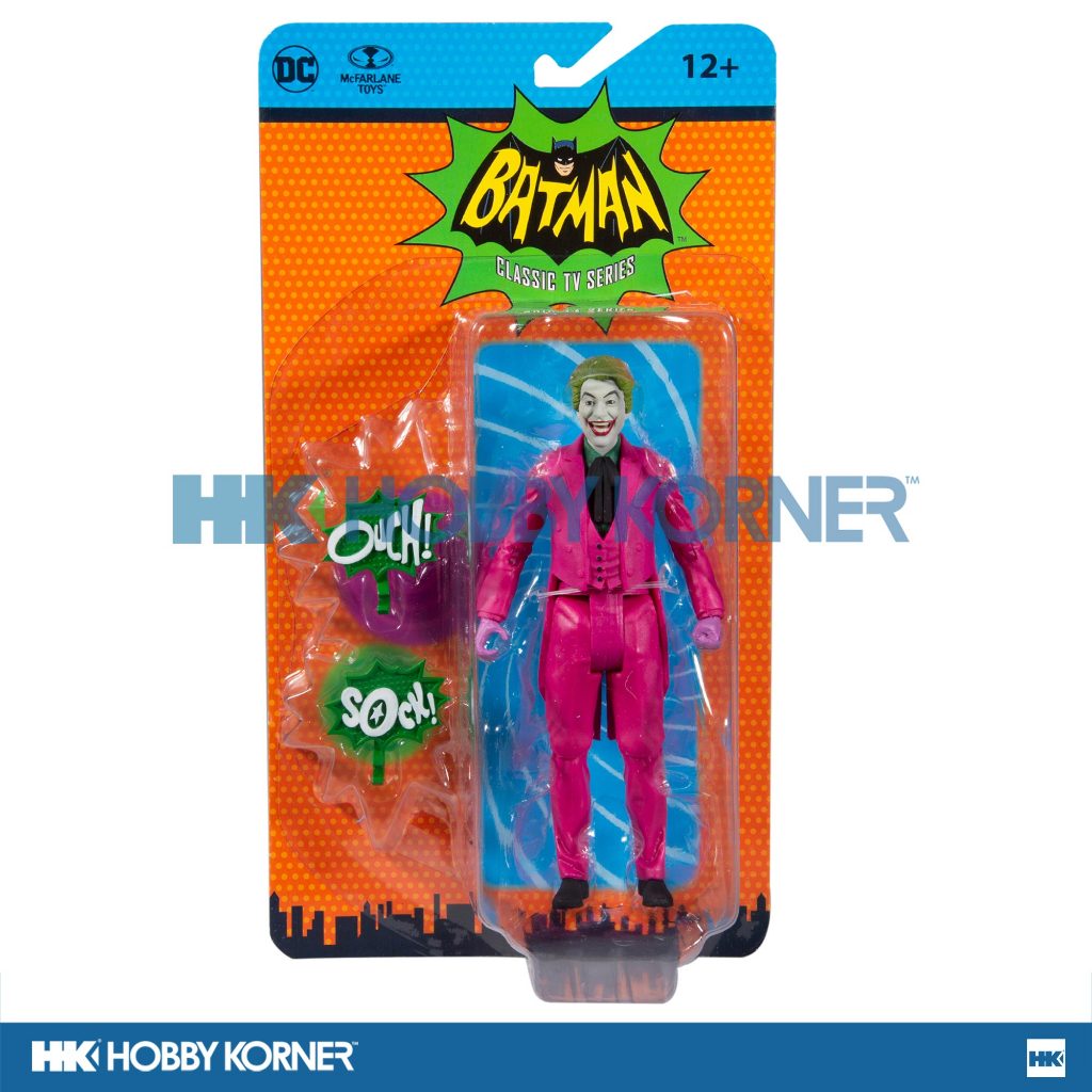MCFARLANE TOYS MF15032 - 6 Inch Scale DC Retro Batman 66 – Joker Target ...