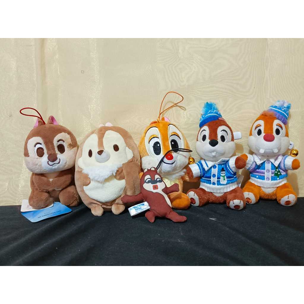 Disney Chip and Dale Chipmunks Plushies and Charms | Shopee Singapore