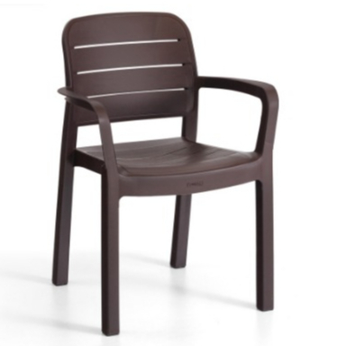ZOOEY ITALY ARM CHAIR PLASTIC CHAIR 877 | Shopee Singapore