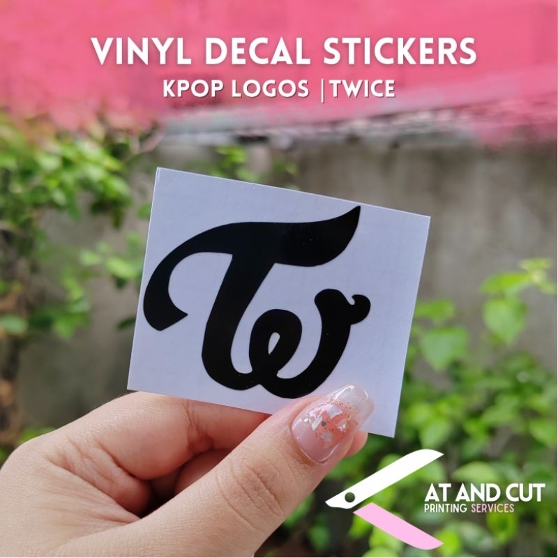 TWICE | ONCE | KPOP LOGOS VINYL DECAL STICKERS BY CAT&CUT PRINTING ...