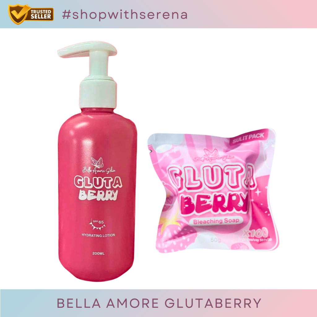 Bella Amore Skin Gluta Berry Lotion and Bleaching Soap Bundle, Skin ...