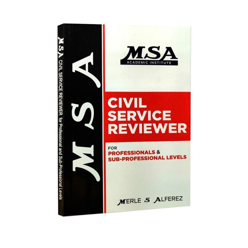 MSA Civil Service Reviewer for Professional & Sub-Professional Level by ...
