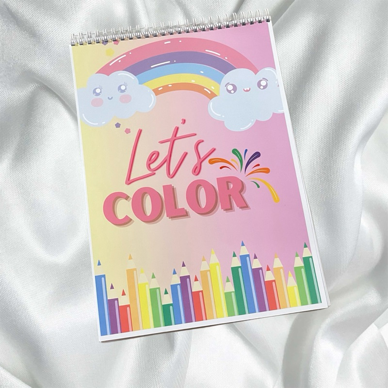 LET’S COLOR | Coloring Activity | 40 Pages - A4 Size | Shopee Singapore