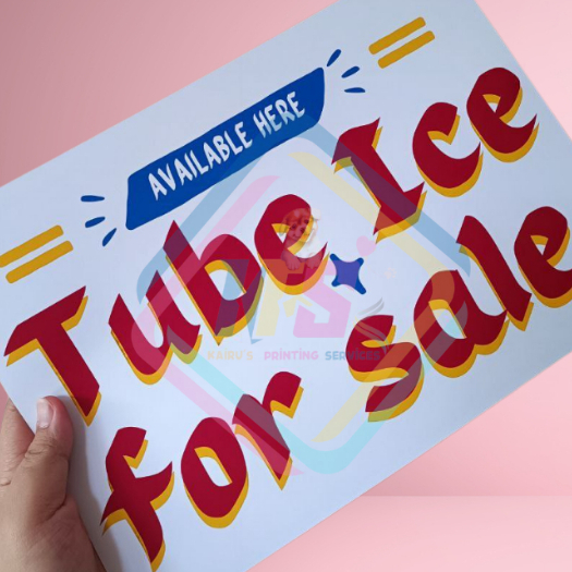 Laminated Signage(Customized) | Shopee Singapore