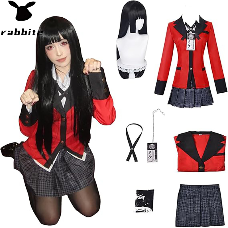 Kakegurui Cosplay Costume Jumpsuit Kakegurui Jabami Yumeko School ...