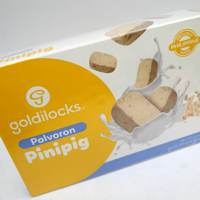 GOLDILOCKS Polvoron Pinipig Philippine Snacks sweet candy 24 pcs. (300g ...