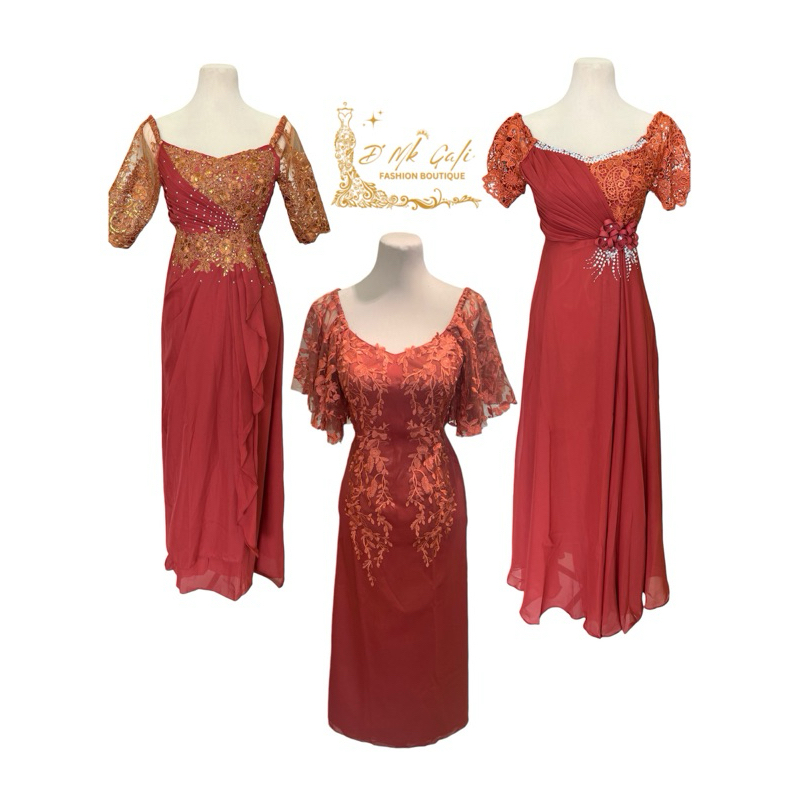 Mother of the bride Gown/Principal Sponsor Gown/Pang Ninang Gown (Color ...