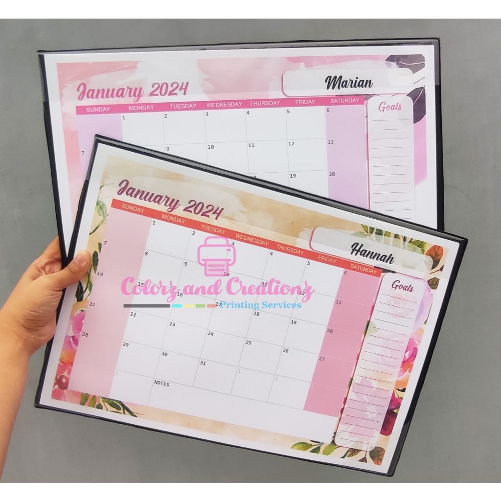 2025 A3 Size | Big Size Desk Calendar Planner | Shopee Singapore