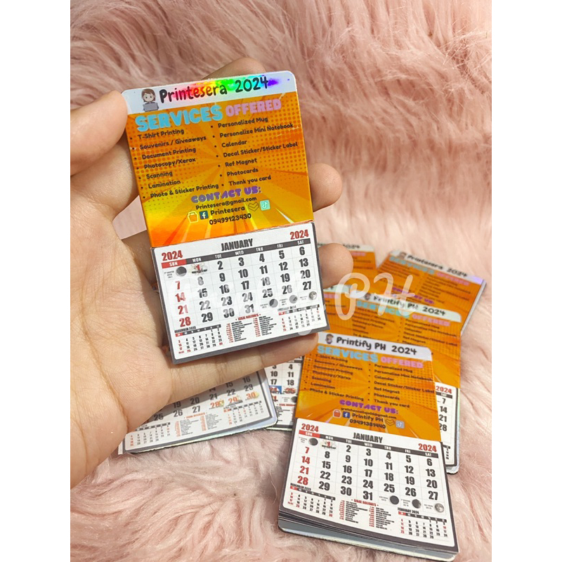 2024 Calendar Ref Magnet Souvenirs/Giveaways | Shopee Singapore