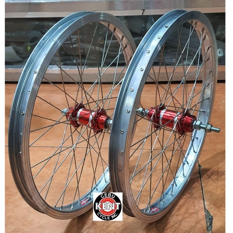 Kent RX5 20" Alloy sealed bearing Bmx Front & Rear Wheelset Wheel Rim ...