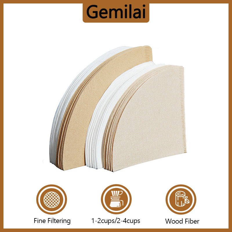 Coffee Filter Paper Wood Pulp Moka Pot Strainer Sheet Handmade Coffee ...
