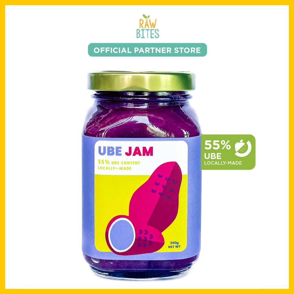 Raw Bites Ube Jam 300g (55% Ube, Locally Made) | Shopee Singapore