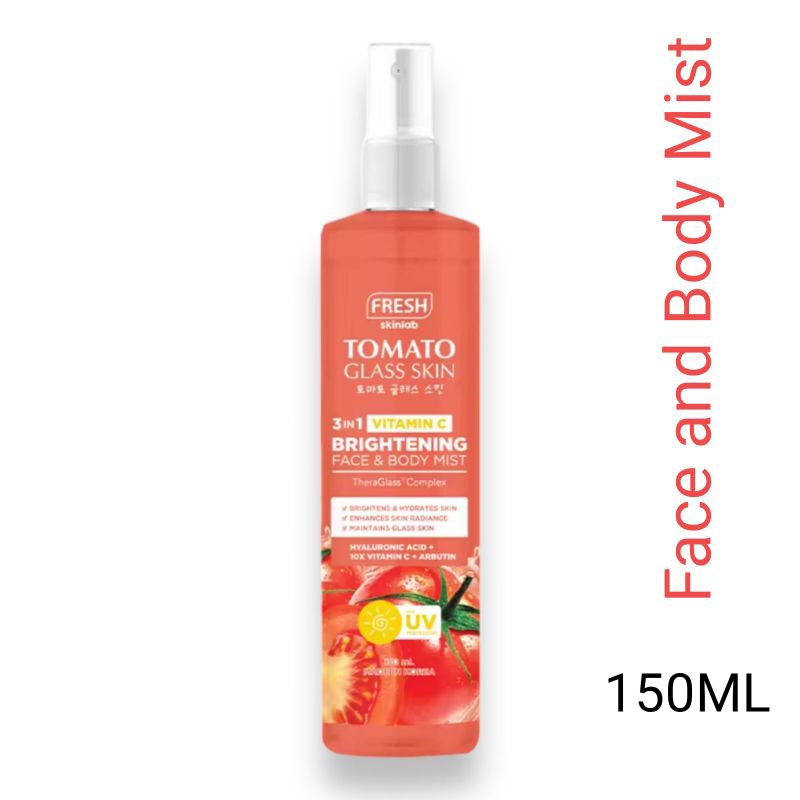 FRESH SKINLAB Tomato Glass Skin Face & Body Mist (150ml) | Shopee Singapore