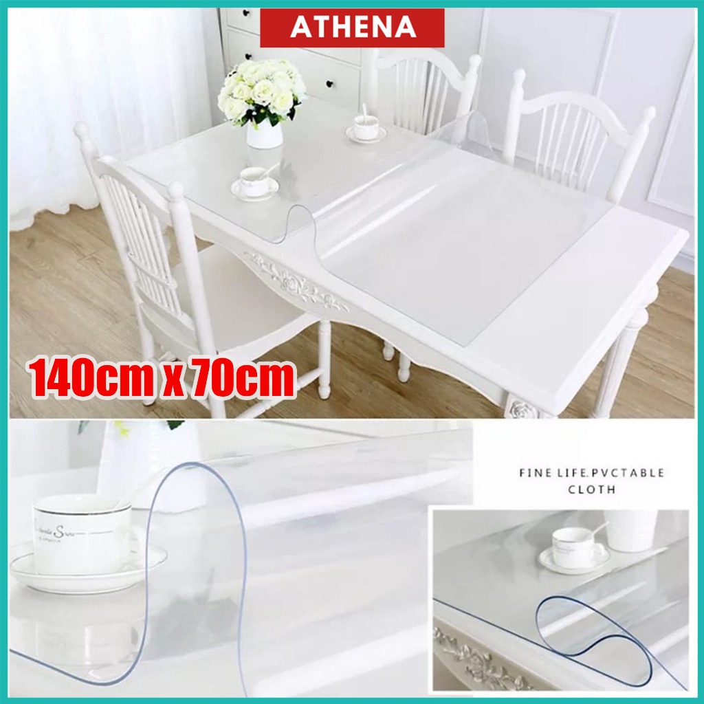 THICK Clear Plastic Cover PVC Heat Resistant TableTop Protector ...